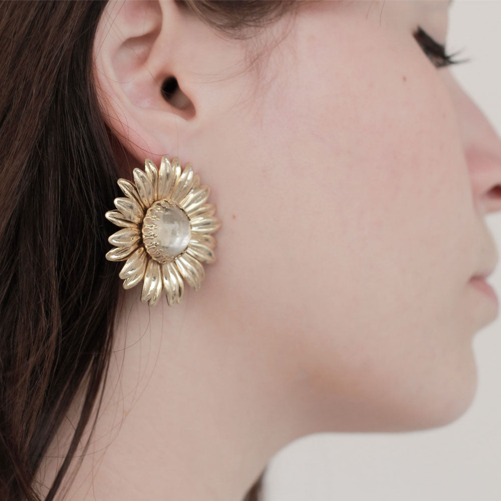 Marguerite Daisy Statement Earrings