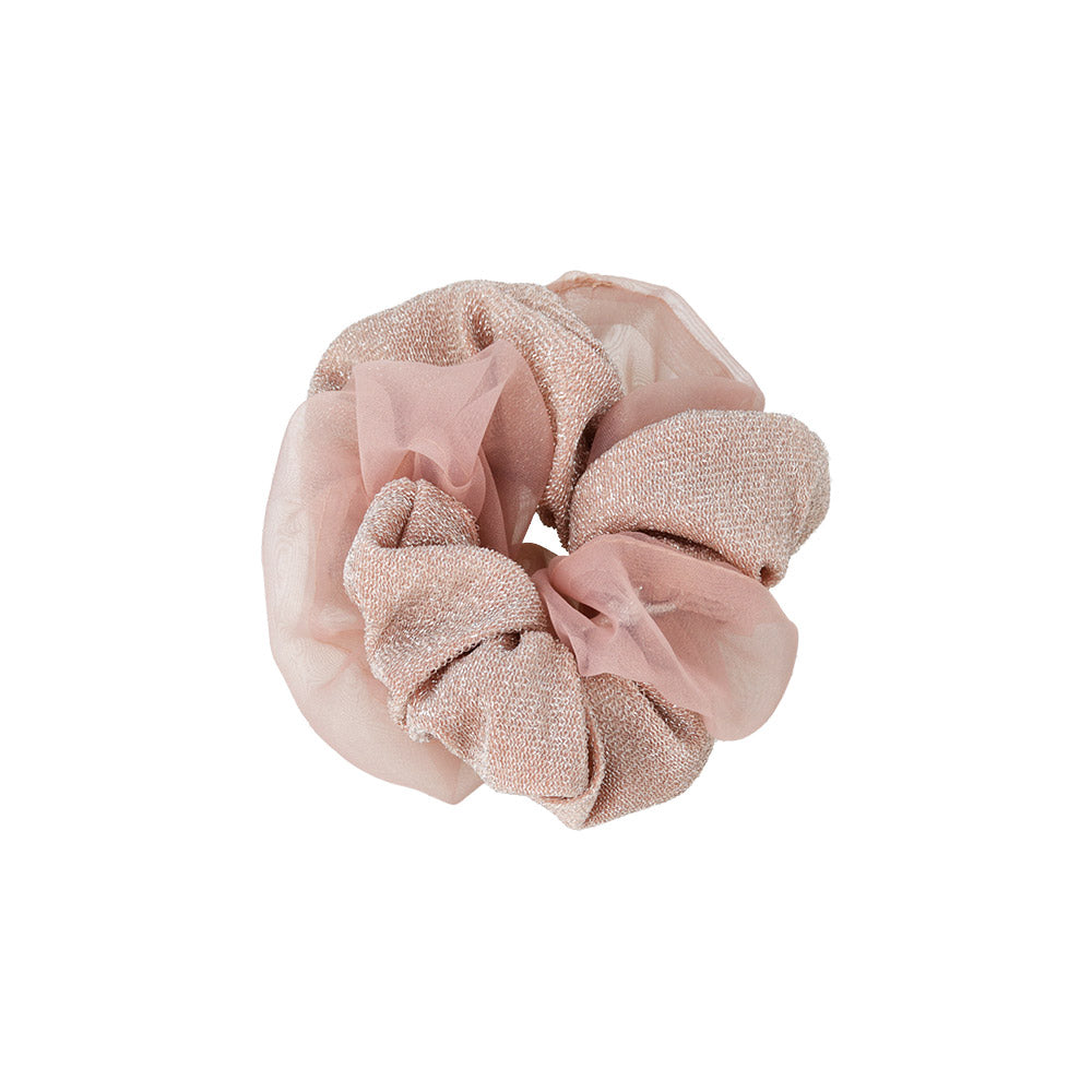 Sheer and Glitter Mix Scrunchie