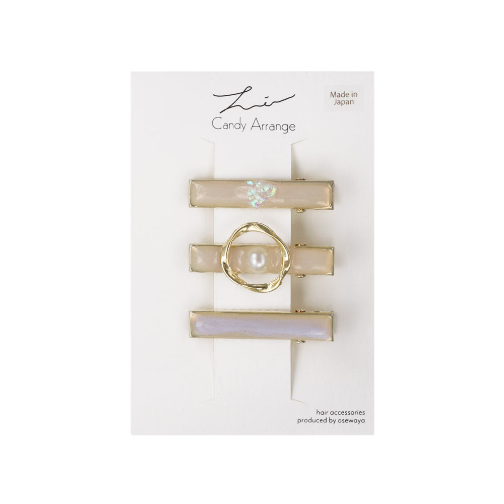 Iridescent Small Pinch Clip Set