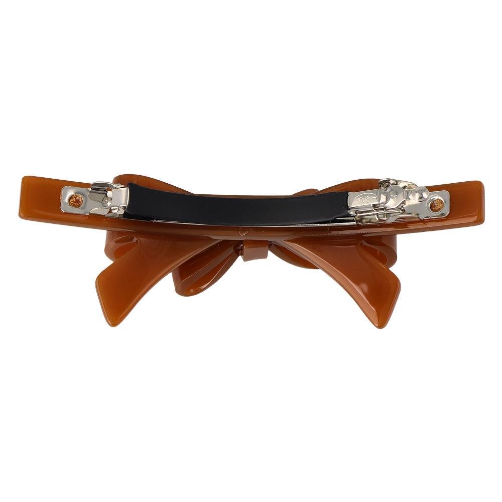 Layered Ribbon Bow Barrette