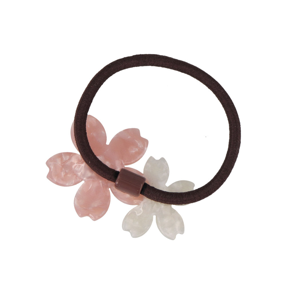 Double Sakura Ponytail Holder