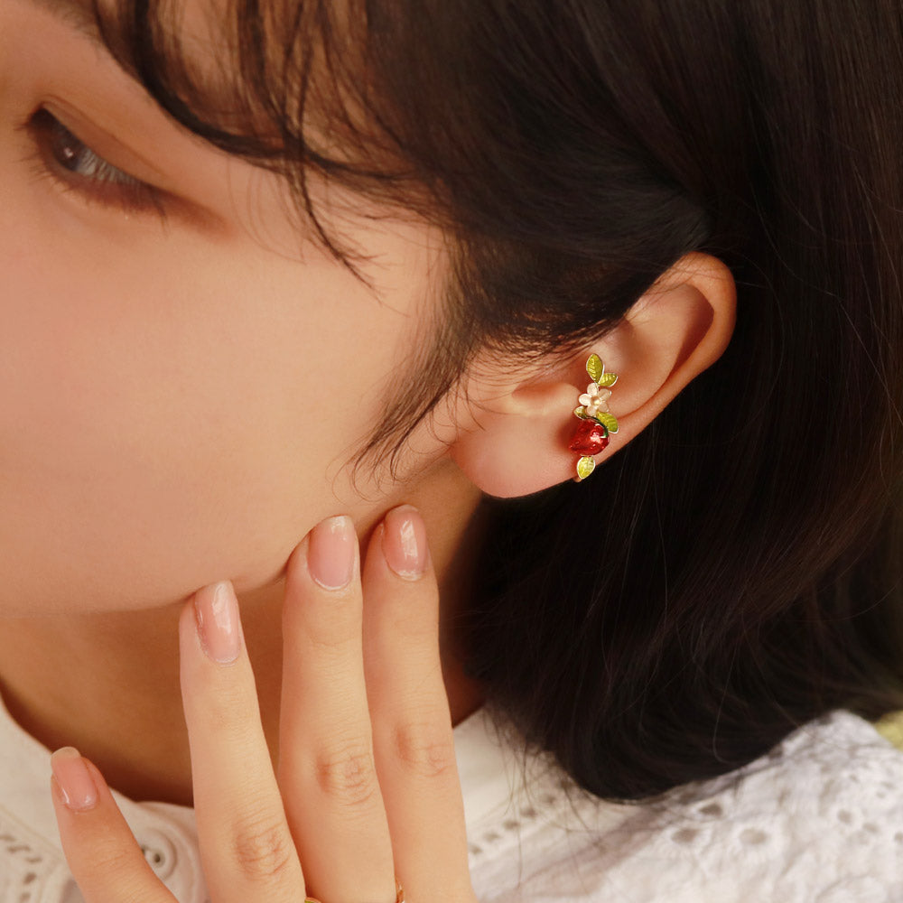 Strawberry Ear Cuff