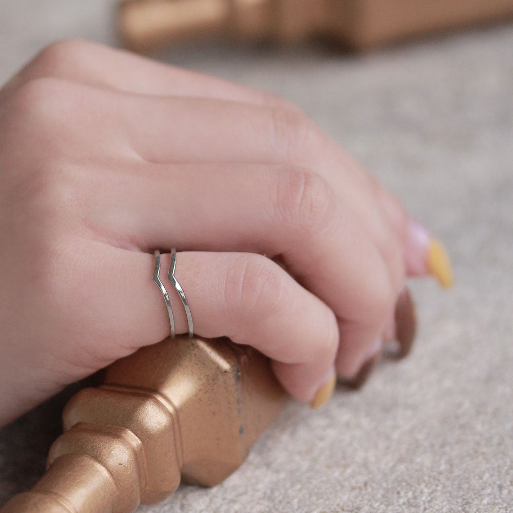 Nickel Free V Open Ring