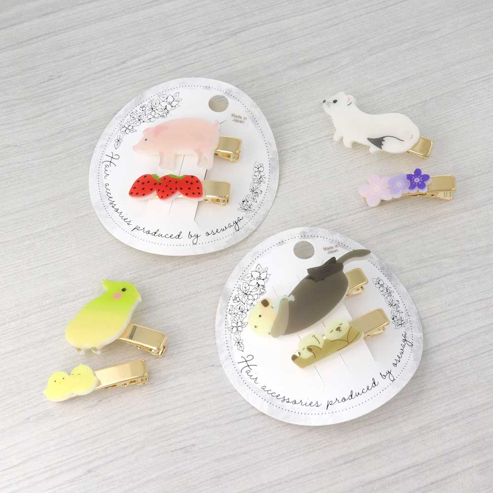 Cute Animal Hair Clip Set