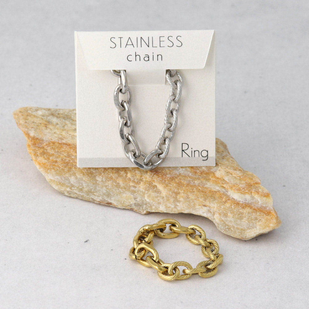 Stainless Steel Mixed Chain Ring