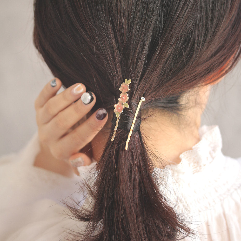 Triple Sakura Hairpin Set