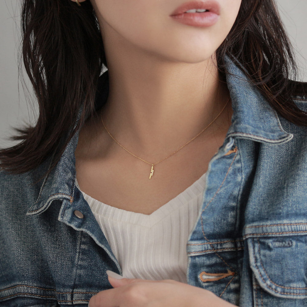 Gold Plated Triple Bar Necklace